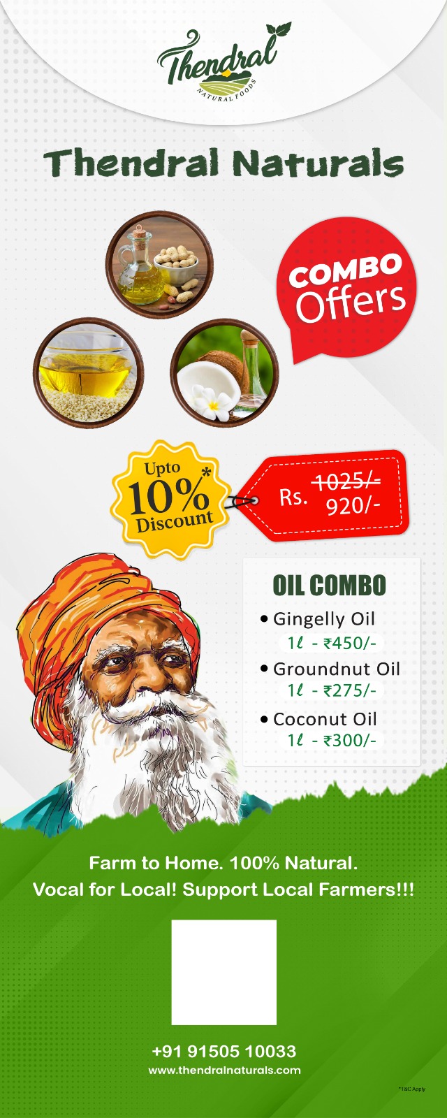 Thendral Natural Foods – Chemical-Free and Naturally Grown Products